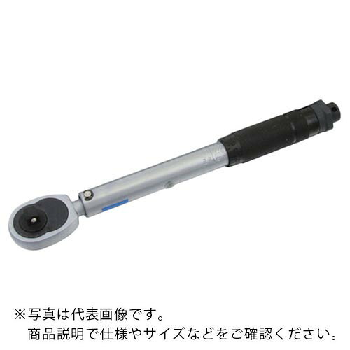 特長：締め付けたいトルク値に目盛りを設定してハンドルを回転するだけの簡単操作です。『カチッ』いうクリック感覚があると設定トルク値で締めつけが完了しています。用途：自動車、バイク、機械類の整備や修理作業に。規定トルクでの締め付け作業に。仕様：...