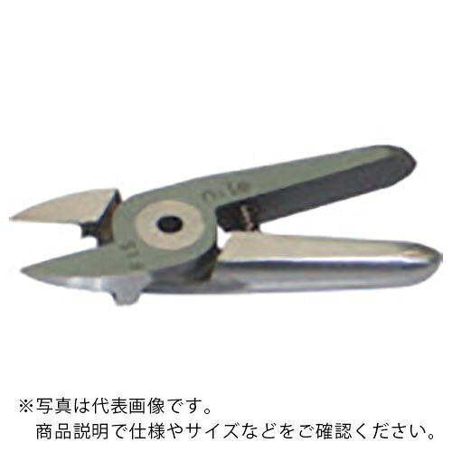 特長：エアーニッパ用の替刃です。樹脂切断用です。用途：プラスチックゲート（樹脂成形品）等の切断に。仕様：適合本体機種：MR5・MP5・MS5・MSP5適合本体：MR5・MP5・MS5・MSP5切断能力(φmm)：樹脂2.0先端刃開き(mm)...