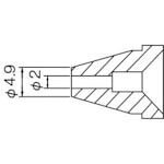 仕様：内径(mm)：1.6外径(mm)：3.5寸法(mm)内径×外径：1.6×3.5白光　ノズル／1.6mm　●代表画像について 商品によっては、代表画像を使用している場合がございます。 商品のカラー、サイズなどが異なる商品をイメージ画像と...