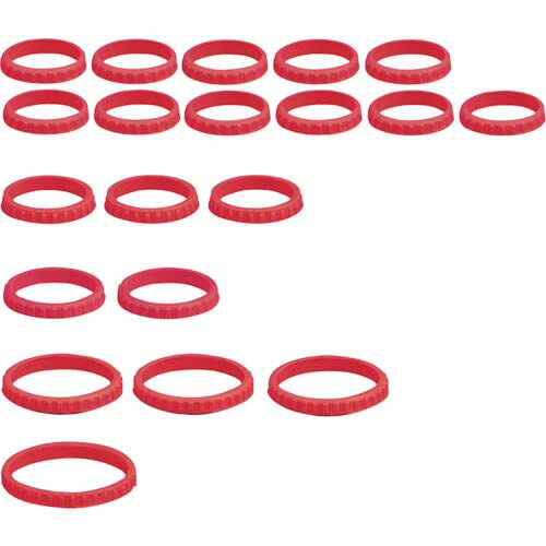 特長：カラーゴムリングで他の人と区別できます。4色からお好きな色をお選び下さい。用途：ネプロス用ゴムリング仕様：セット内容：ゴムリングNo.1×11・No.2×3・No.3×2・No.4×3・No.5×1色：赤適合機種：NTB320までの9...