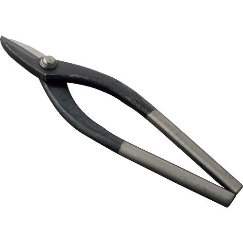 特長：厚板の直線切りに対応できます。用途：板金加工用鋏。仕様：全長(mm)：250刃長(mm)：50タイプ：鉄板用切断能力(mm)：0.6主対応素材：GL鋼板・銅板材質／仕上：本体：極軟鋼SAE1006刃：日立安来鋼青紙　●代表画像について...