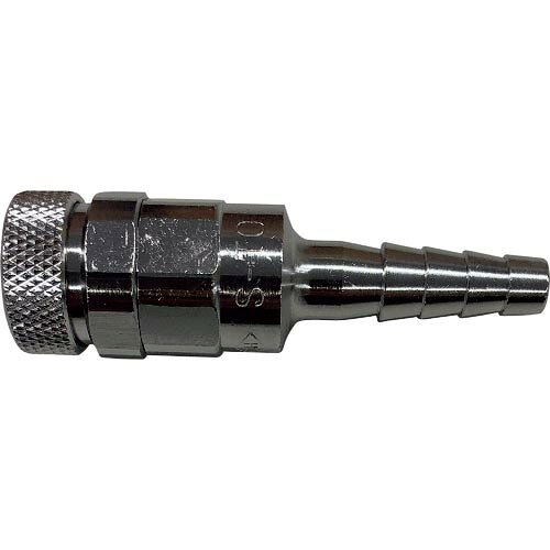 特長：ボールロック方式です。ミニカプラ(日東工器(株)製)と互換性があります。用途：酸素ホース用。仕様：品名：酸素用ソケット適合流体：酸素接続サイズ：φ8mm最高使用圧力(MPa)：0.9用途：ホース用種別：ソケット　●代表画像について 商...