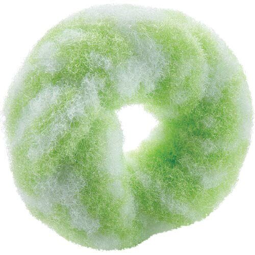特長：特殊形状の繊維を使用しているので水だけでも汚れをかき落とすことができます。形が自由に変えられるソフトなクリーナーで、傷をつけません。仕様：色：グリーン縦(mm)：100横(mm)：100厚さ(mm)：30耐熱温度：80度材質／仕上：ポ...