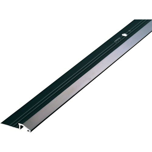特長：施工後にはビスも隠れ見幅が15mmとすっきりします。軽量で加工性に優れています。用途：タイルカーペットと長尺シート・塩ビタイルの見切りに。仕様：幅(mm)：38長さ(m)：2全長(mm)：38厚さ(mm)：0.8色：ブラック小辺(大辺...