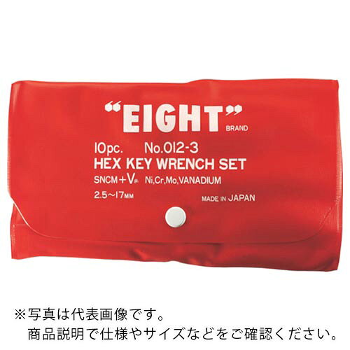 特長：ISO・JIS規格を上回るよう、設計・製作されている「プロ向け」の製品です。用途：六角穴付ボルト類の締結用に。仕様：セット内容(本)：10セット内容(mm)：2.5、3、4、5、6、8、10、12、14、17材質／仕上：レンチ:特殊合...
