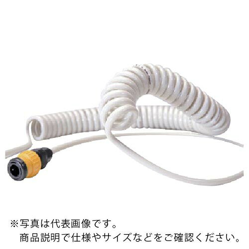 特長：手元ホース中間を細くしホースをしなやかに操作できます。細い、軽い、柔らかいの三拍子で作業性に優れています。手元ホースが特殊形状でも流量が落ちません。樹脂製カップリングを標準装備し軽量化を計っています。用途：各種エア配管。稼動部の作業。...