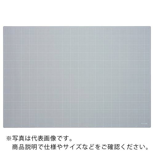 特長：軟質+硬質+軟質の三層構造で両面使用可能なカッターマットです。1cm単位のグリッド印刷付です。片面（黒）は世界地図を模したドット入、片面（グレー）は落ち着きのあるライトグレーで、目にやさしいホワイト印刷です。用途：カット作業などに。仕...