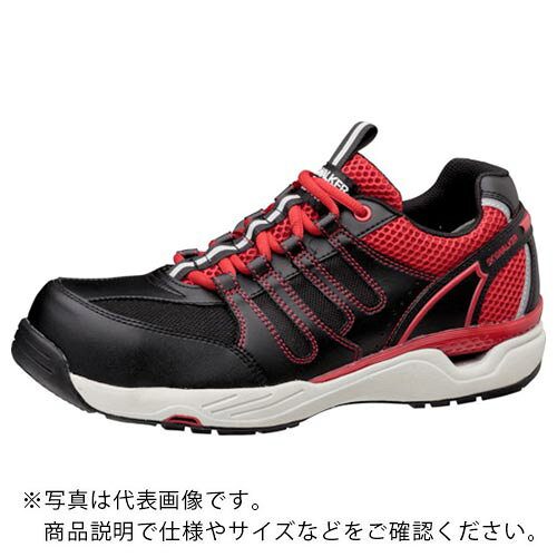 特長：通気底と、サイドの通気メッシュ材の相乗効果でムレに強く快適に使用できます。衝撃吸収性に優れたクッションインソールを採用しました。足先ゆったりのワイド設計の軽量樹脂先芯です。用途：建設業。製造業。運輸業。物流。引っ越し。仕様：寸法(cm...