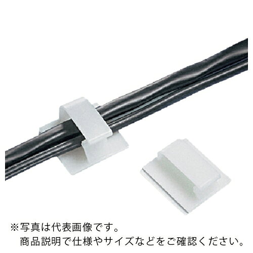 特長：ケーブル、ワイヤーなどを横から簡単に挿入でき、しっかり保持することができます。ケーブルの脱着が簡単にできます。用途：ケーブルなどの固定に。仕様：色：ナチュラル縦(mm)：31.5横(mm)：37.1高さ(mm)：20.1最大結束径(m...