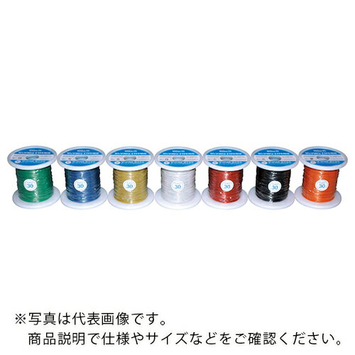 特長：仕上りが細く、被覆の剥きやすさ、ハンダ付けしやすさを合わせそなえた、ユニバーサル基板の配線に最適な電線です。配線修正時のジャンパ線やラッピング用電線としても使用できます。絶縁体にはジュンフロンETFE材を採用し、低温から比較的高温まで...