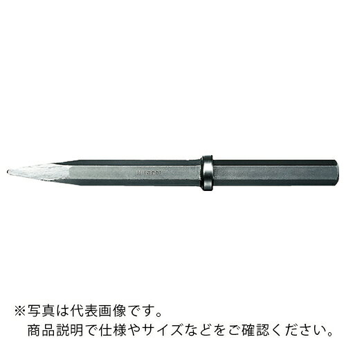特長：ハンマードリル・ハンマー用ブルポイントです。用途：破砕・はつり作業に。仕様：品名：ブルポイント適合機種：H50SAサイズ(mm)：長さ450寸法(mm)：六角部21全長(mm)：450対辺(mm)：21ツバ無(六角)注意：日立工機（株...