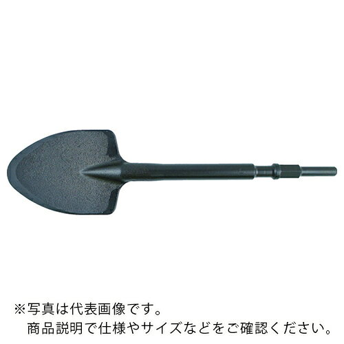 特長：ハンマードリル・ハンマー用スコップです。用途：穴掘用。仕様：品名：スコップ適合機種：H41SA3、H45SR、DH38SS、PR38E、DH42、DH45SA、DH40SE全長(mm)：405刃幅(mm)：105適用機種：H41SA3...