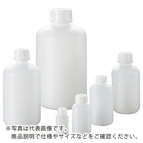 特長：汎用性の高いポリエチレン樹脂を使用しており、実験室から化学工場まで幅広く使用されています。出し入れがしやすく、耐化学薬品性にも優れたPE瓶です。ひもを通せる穴がついています。(02068C、02089Cのみ)用途：運搬、保管に最適です...
