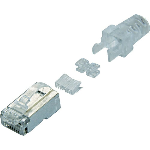特長：FTP、UTPケーブル用モジュラープラグです。AWG24単線/より線またはAWG26単線のドレインワイヤーを持つアルミフォイルのシールドケーブル（FTP、UTP）に適用します。シールドシェル一体型の1パーツ校正で簡単に施工できます。シ...