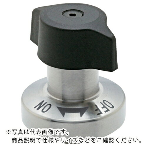 特長：干渉なしのシャフト収納タイプです。別売のカムケースと組み合わせて使用します。用途：治具プレート交換。仕様：クランプ力(N)：90適合プレート厚さ(mm)：6〜14寸法(mm)D：8寸法(mm)D1：18寸法(mm)D2：34寸法(mm...