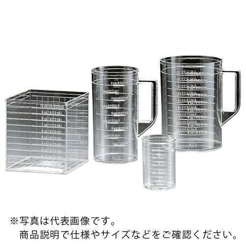 特長：オール成型品のリットルますです。目盛の精度が非常に優れています。正確で見やすい目盛はdlとmlの両方で表示し、ますに入れた場合の目盛（入目）、出した場合の目盛（出目）が左右についています。各容量ともに目盛以上に余裕を持たせてありますの...