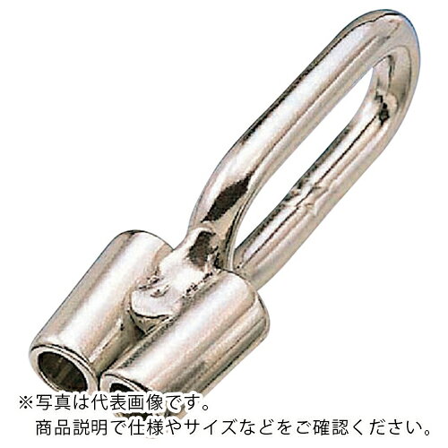 特長：ワイヤーロープの先端をアイ加工して使用する場合、ワイヤの磨耗を防ぎます。用途：端末加工するワイヤーコースとして使います。仕様：D(mm)：6A(mm)：10W(mm)：15L1(mm)：65.5L2(mm)：34L3(mm)：20B(...