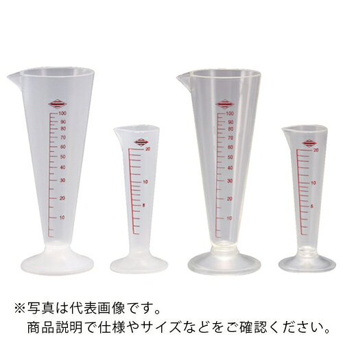 特長：安価なポリプロピレン(PP)と透明度が高いTPX［［R上］］樹脂の2種類です。仕様：容量(ml)：20目盛間隔(ml)：10mlまで1、10ml以降2口内径(mm)：27底寸法×高さ(mm)：46×111耐熱温度：121℃材質／仕上：...