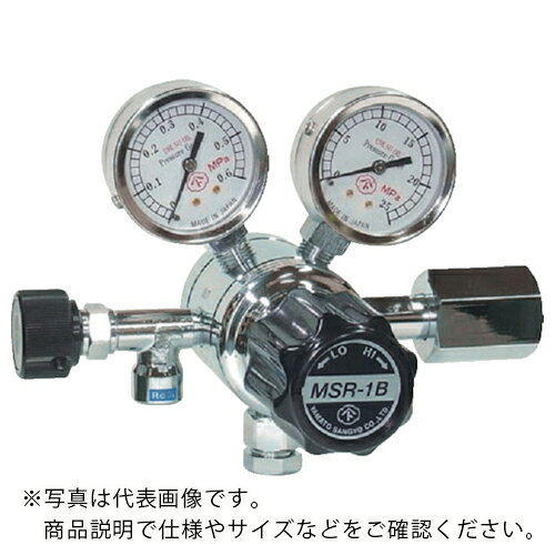 特長：圧力変動が非常に少なく、高純度ガスに最適です。用途：分析機用、研究用仕様：流体：水素1次側使用圧力(MPa)：2〜152次側使用圧力(MPa)：0.05〜0.6入口接続：W22-14(左)出口接続：バルブ付Rc1/4標準流量(L/mi...
