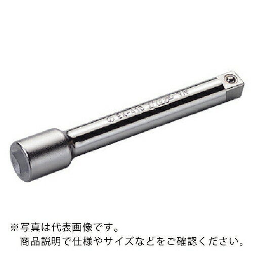 特長：装着し延長でき狭い場所等の作業に大変便利です。用途：深い所、狭い所の作業等でソケットレンチが扱いにくい場合に手持ちのソケットを延長させる仕様：差込角(mm)：12.7差込角凹(mm)：12.7差込角凸(mm)：12.7全長(mm)：2...