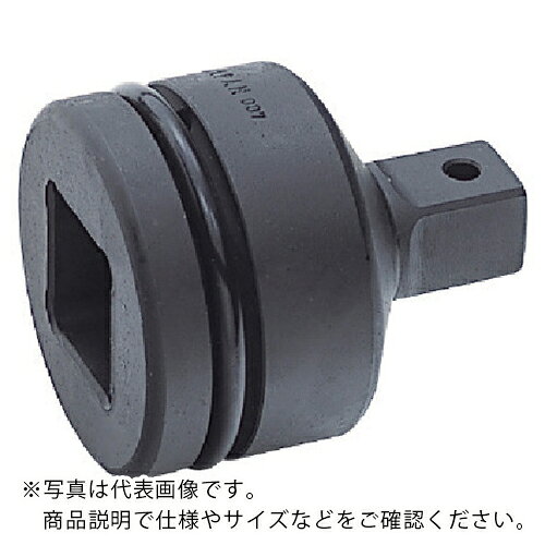 特長：Oリングピン付きです。用途：インパクト用ソケットアダプターです仕様：差込角凹(mm)：19.0差込角凸(mm)：12.7全長(mm)：54材質／仕上：特殊合金鋼注意：必ずボルト・ナットの二面幅に合ったサイズをご使用下さい。工具の使用目...