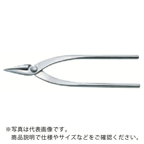 特長：強くつかむことができます。板や線材を折り曲げたりつぶしたりすることに適しています。くわえ部にギザがなく相手に傷をつけません。錆を嫌う作業に最適です。仕様：タイプ：片丸タイプステンレス製精密ヤットコ片丸タイプ材質：SUS410全長（mm...