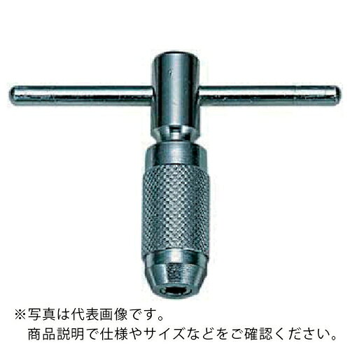 特長：扱いやすいT型ハンドルです。用途：適応タップサイズ：M3〜M6のタップ加工。仕様：全長(mm)：80適合タップ寸法：M3〜M6　●メーカー取寄商品について 本商品はメーカーからの取寄商品となります。 納期は、メーカー確認後、メールでご...