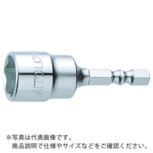 特長：ショートタイプです。（全長55mm）花形口径は、精度の高いトルク伝達を可能にします。（5.5mm?7mmは6角口径）ボルトナットにスムーズに差し込むことが可能です。6角シャンク部(6.35mm)は圧入式で強力です。用途：作業におけるボ...