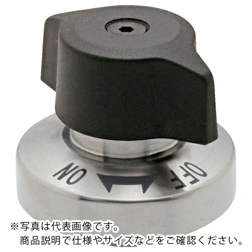 特長：省スペースなピンタイプでON、OFFが明瞭です。別売のクランプピンと組み合わせて使用します。用途：スターホイール周りのガイド交換。仕様：クランプ力(N)：7適合プレート厚さ(mm)：6〜10寸法(mm)D：6寸法(mm)D1：14寸法...