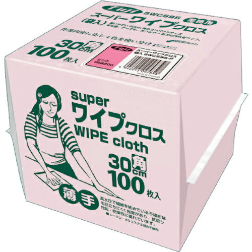 特長：吸水性、耐久性に優れた不織布ふきんです。用途：飲食店、食品工場での拭き取り作業に。仕様：シートサイズ(mm)：300×300色：ピンク長辺(mm)：300短辺(mm)：300厚さ(g/[[M2]])：45袋入食品衛生法適合（ポジティブ...