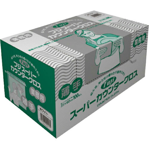 特長：吸水性、耐久性に優れた不織布ふきんです。用途：飲食店、食品工場、スーパーバックヤード等でカウンターやテーブルのふきん、食品加工時の水分、油分吸収に。仕様：色：ホワイトシートサイズ(mm)：350×600厚さ(g/[[M2]])：45タ...