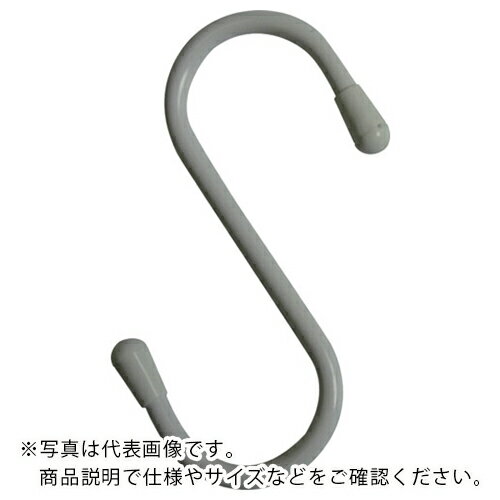 特長：被覆線ですのでサビ難く、相手側にキズをつけません。ベーシックなパーツで安価です。用途：物の吊り下げ、引っ掛けとして。仕様：使用荷重(kN)：0.12D(mm)：5L(mm)：100S(mm)：30材質／仕上：フック部分：鉄(塩ビ皮膜)...