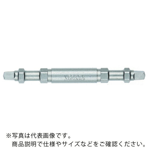 特長：オリジナル特殊合金鋼を使用しています。大量ロット生産で品質の安定と低コストを実現しています。品質管理により、最も折れに強いビットとしてシビアで過酷な状況での作業が要求される産業界で長い実績があります。ショットブラスト仕上げ、ネジに自然...