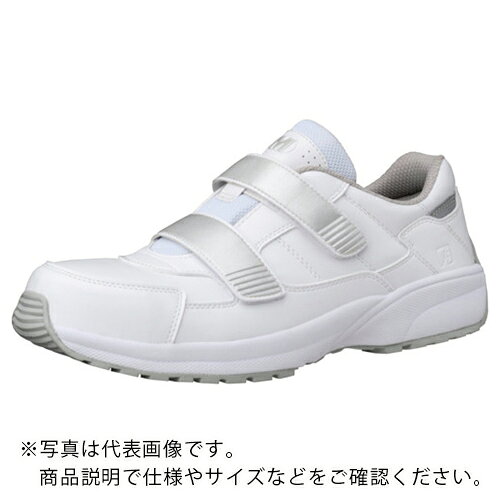 特長：超軽量タイプです。人体に溜まった静電気を靴底全体から逃がします。用途：製造・運輸・建設作業等に。仕様：寸法(cm):22.0足幅サイズ:EEE色:ホワイト規格:JSAA規格 B種電気抵抗値:1.0×10[[の5~8乗]]Ω(23°C)...