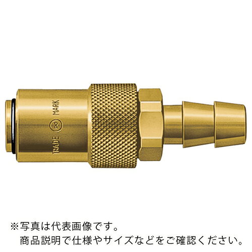 特長：金型冷却水のホース接続・分離がスピーディーにできます。　用途：金型冷却水口用。仕様：耐圧力(MPa)：1.5相手側ホースサイズ(mm)：43834最高使用圧力(MPa)：1適用カプラ：金型カプラ相手側ホースサイズ：1/4インチ使用流体...
