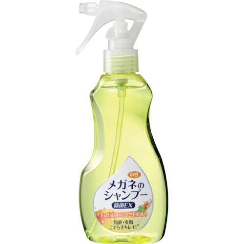 特長：やさしい泡で強力洗浄、メガネを丸ごとスッキリ水洗いします。除菌力アップで、レンズにもフレームにも優しい中性タイプです。 ほのかに香るトロピカルスウィートの香りでリフレッシュします。用途：メガネ、サングラスの汚れ落とし。仕様：容量(ml...