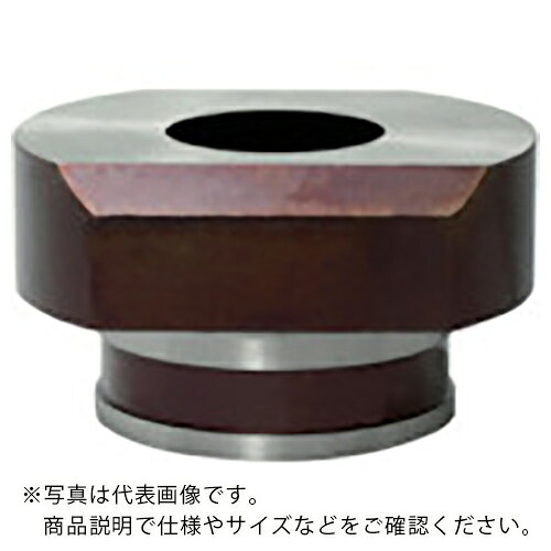 特長：日東工器携帯式電動油圧パンチャー「ハンディセルファー」、油圧式アングル加工機「ポータブルマルチワーカー」用のダイスです。用途：鋼材の穴あけ。仕様：穴径(mm)：15A適合機種：E55-0619A、PMW-24丸穴用ELダイス(薄板用)...