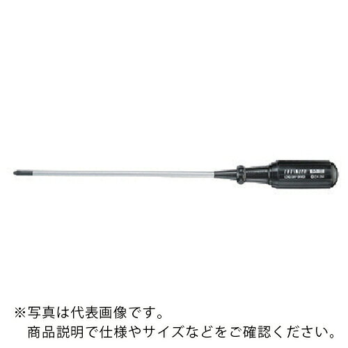 特長：滑りにくく力の入れやすいクッショングリップドライバーです。手によくフィットするクッショングリップです。先端にブラックポイント加工をしています。先端着磁可能です。用途：各種ねじの取り付け、取り外しに。仕様：刃先：［［＋］］2軸長(mm)...