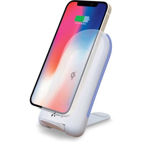 特長：ワイヤレス充電器QIです。折りたたんでフラット充電ができます。スタンドにして縦置き横置き可能です。リモートワークにスタンド型QIは最適です。充電しながら画面を見ることができます。仕様：幅(mm)：69.3奥行(mm)：17.2高さ(m...