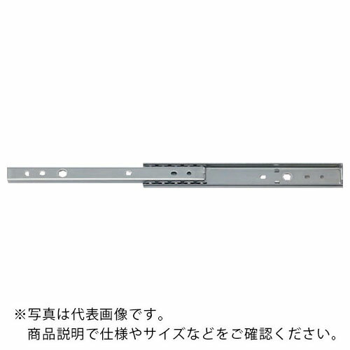 特長：2メンバーのスライドレールです。全長が200mmから500mmまであります。　全開時、引き抜くことのできないストップタイプです。用途：自動機器、インテリア、自動車内装などに。仕様：幅(mm)：9.5高さ(mm)：27長さ(mm)：50...