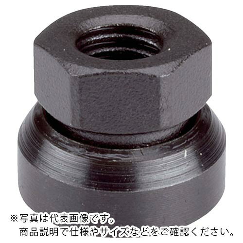 特長：座面が傾斜していても、最大3度まで補正して固定します。用途：座面が傾斜している際に。仕様：対辺寸法(mm)：30適合ボルト：M20高さ(mm)：35フランジ径(mm)：36材質／仕上：円錐シート:熱処理鋼、熱処理、黒染ナット:熱処理鋼...