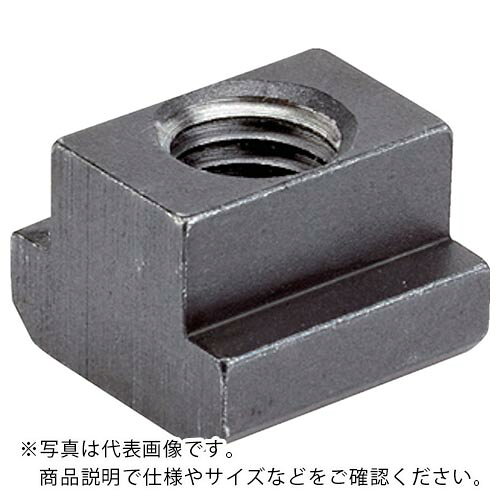 特長：T溝に差し込み使用します。黒染めです。 用途：T溝に使うナットとして。仕様：適合ボルト：M24T溝幅(mm)：28穴外径d3(mm)：M24外寸e(mm)：44外寸h(mm)：36フランジ高さk(mm)：18熱処理鋼強度クラス10黒染...