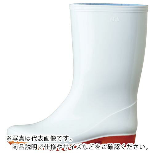 特長：内側底面から履き口にかけ伸びた4本の溝により、靴内のムレを効果的に外へ排出させます。底剥がれがしにくいインジェクション製法（一体成形）です。用途：ビルメンテナンス。清掃。仕様：寸法(cm)：31.0色：ホワイト標準高さ(mm)：297...