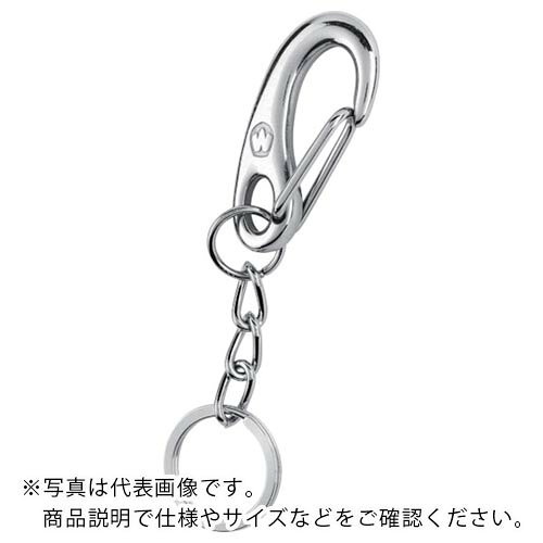 特長：丁寧に鍛造されたステンレス(SUS316L)製で非常に頑丈で安全に使用できます。用途：船舶艤装用として。ロープ、チェーン、ワイヤーなどのと締結金具として。キーホルダーとして。仕様：d(mm)：4L(mm)：35R(mm)：6R(mm)...