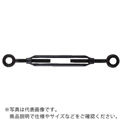 特長：1回転で左右同時に締付けが行えます。用途：海上輸送貨物の引締用、支え、型枠の締付け、看板、アンテナの固定に。仕様：使用荷重(kN)：12.7ねじ径：W5/8枠長l(mm)：250ねじ長S(mm)：120Lmin(mm)：350Lmax...