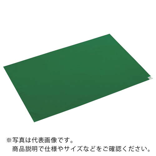 特長：表面の特殊な接着剤で、靴底に付着したチリやホコリの侵入を防ぎます。汚れたら一枚ずつはがして使う、通し番号入りの除塵粘着シートです。用途：精密工場・クリーンルーム・食品工場などに。仕様：シート入数(枚)：60色：グリーンサイズ長辺(mm...