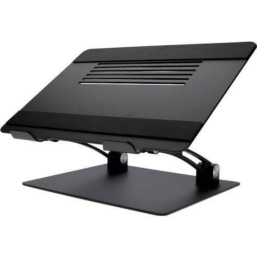 特長：肩や背中への負担を軽減 自由な角度に調節できるノートPCスタンドです。角度も高さも無段階で調整ができるので、ご自身の使いやすい角度でノートパソコンを使用することができます。目線が高くなることで姿勢も改善されるので肩や背中への負担が軽減...