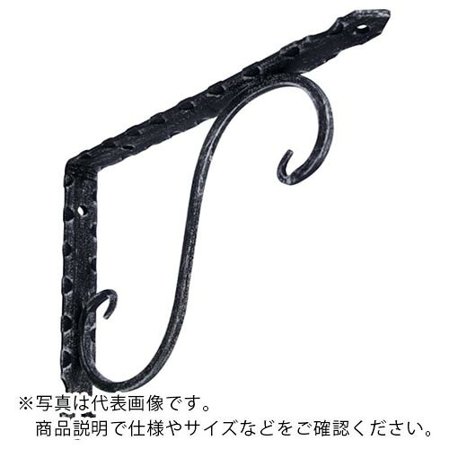 特長：手間を惜しまないマイスターのこだわり品です。ひとつひとつ手作りで製造された、アンティーク調の本格派です。補強と装飾を兼ねたカール部はハンガーなどを掛けるフックとしても使用可能です。用途：こだわりのお庭や玄関など、アンティークな雰囲気を...