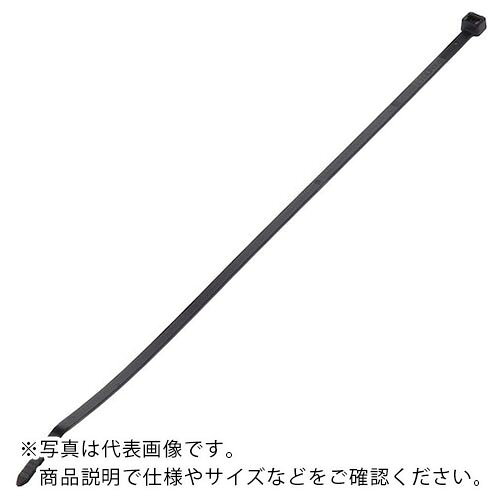 特長：屋外耐候性寿命20年の、耐候性ナイロン612製結束バンドです。塩化カルシウム、塩化亜鉛にも高い耐性があり、沿岸部や融雪剤使用地域にも対応です。用途：太陽光発電設備等での配線の結束に。亜鉛メッキ鋼架台への配線に。仕様：色：ブラック幅(m...
