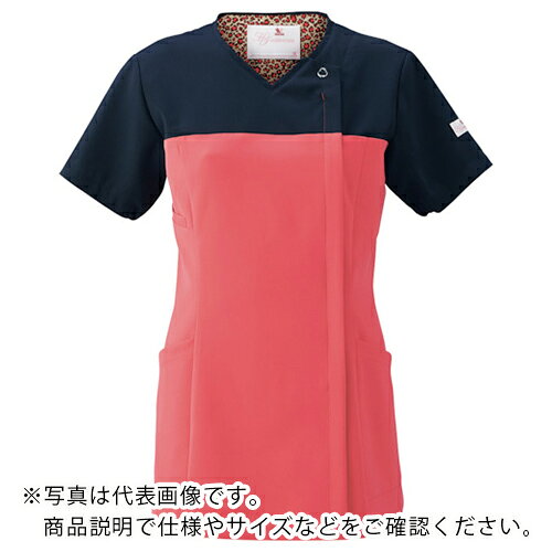 特長：オシャレで印象的な切り換えとグッドデザイン賞受賞のジップスクラブタイプの羽織って着ることができるのでメイクや髪型も乱れず着用できます。ワコール社との共同開発、皮膚進展基準線理論に基づき着心地を追求した商品になります。用途：美容・医療従...